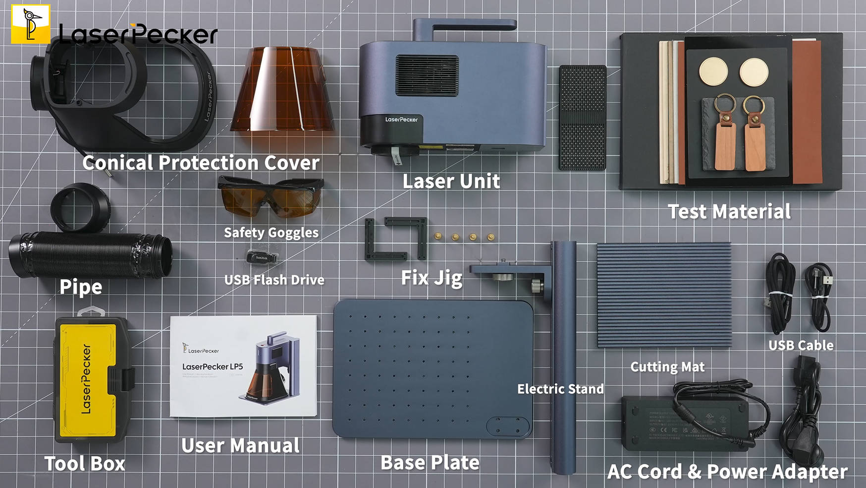 LP5 Auspacken – LaserPecker Support Zentrum