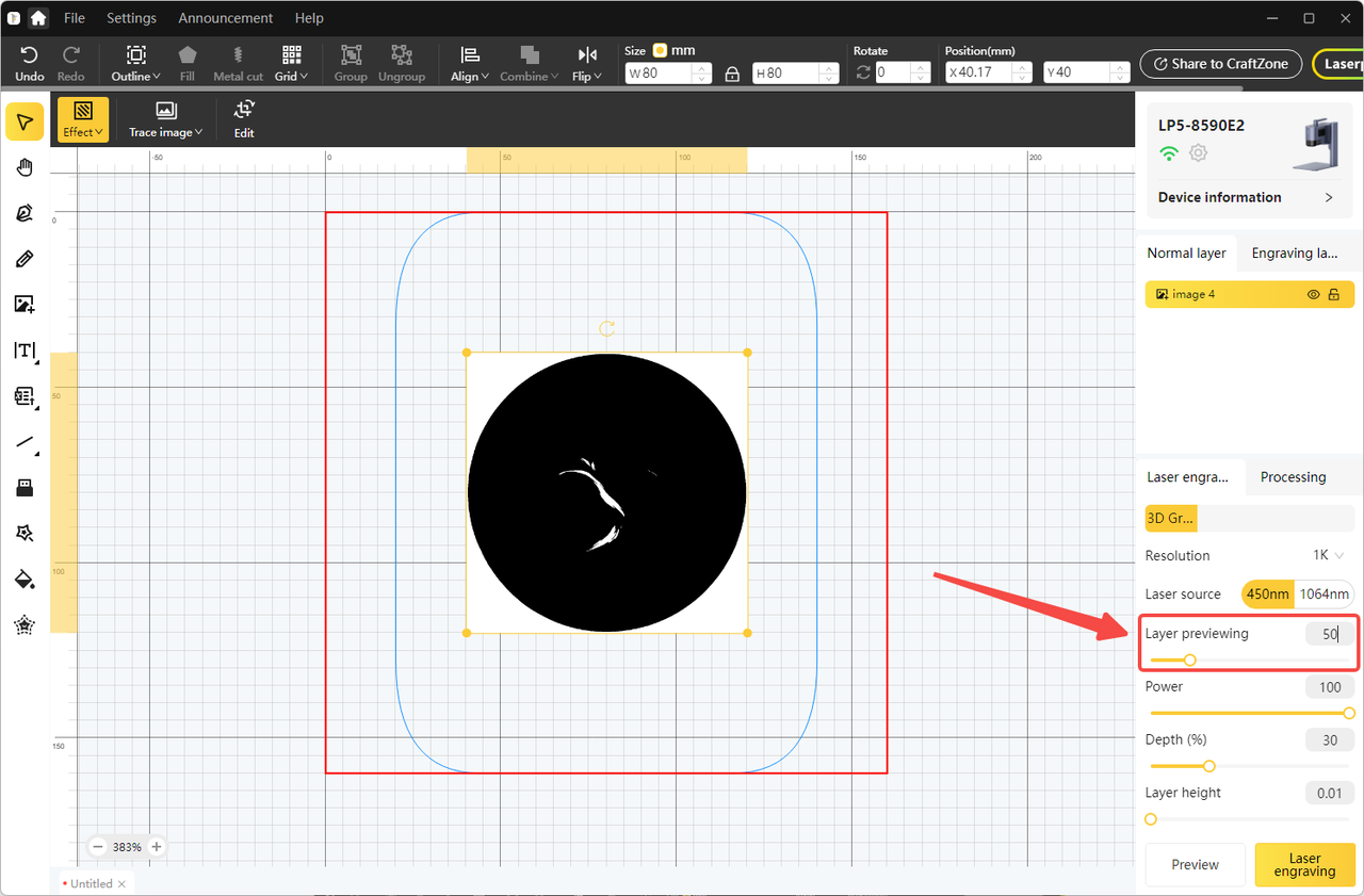 3D Grayscale Embossing with LP5 – LaserPecker Support Center