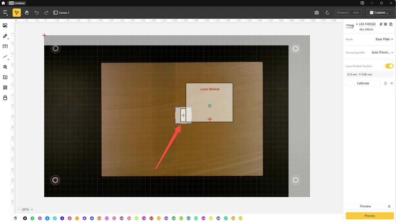 LX2 Laser Positioning Offsets – LaserPecker Support Center