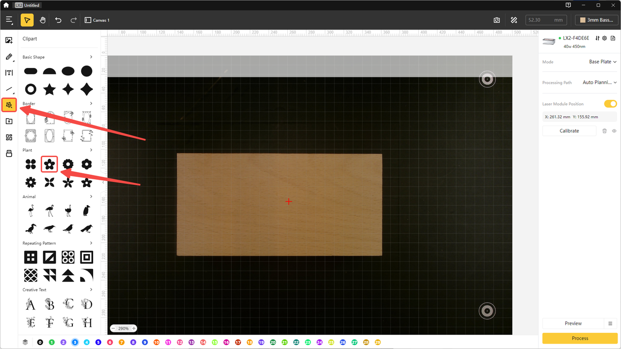 Processing Flat Materials with LX2 – LaserPecker Support Center
