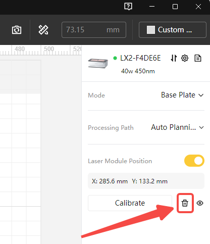 LX2 Calibrate: Engraving Area Setup – LaserPecker Support Center
