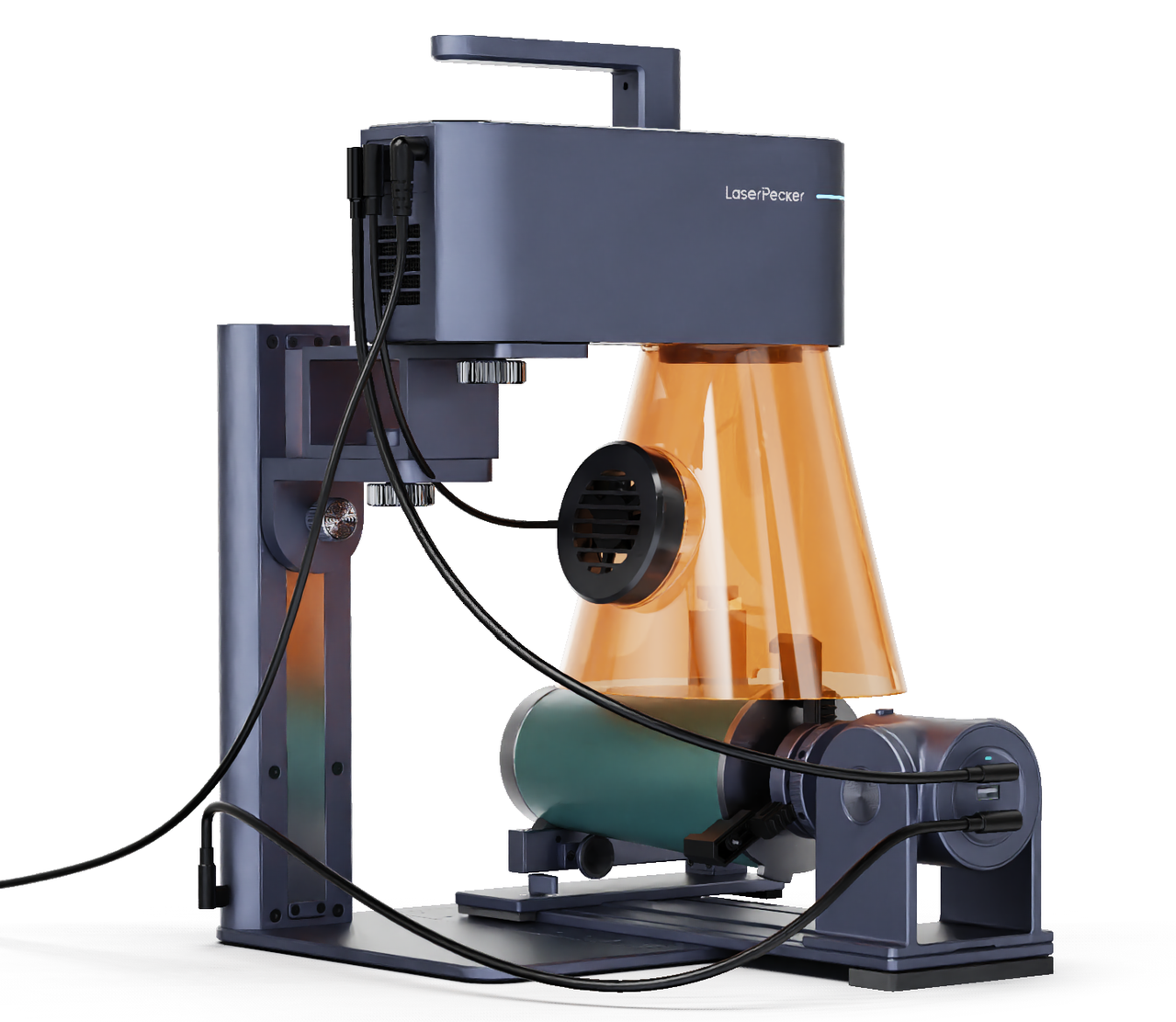 How to Use Rotary Extension with LP4? – LaserPecker Support Center